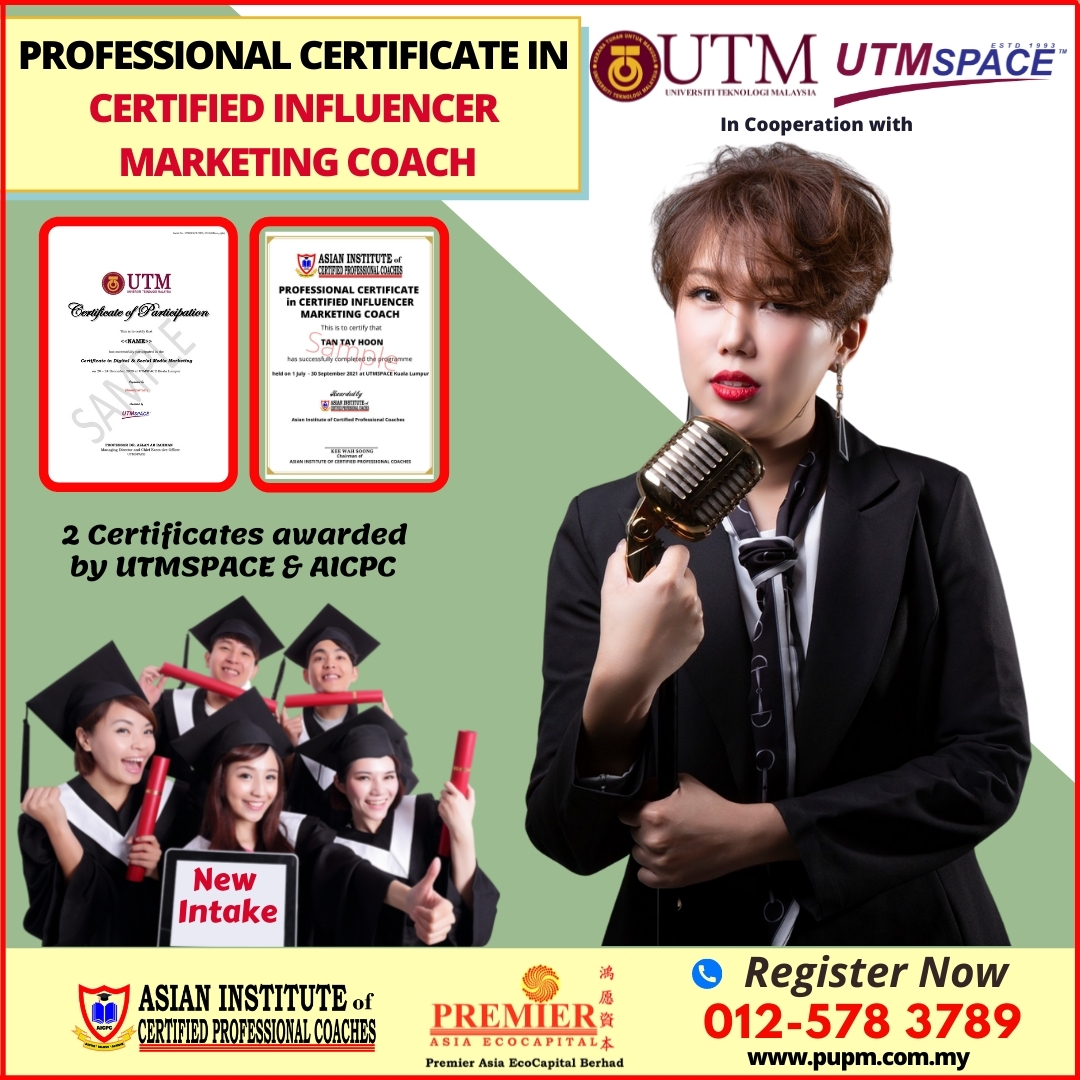Professional Certificate in Certified Influencer Marketing Coach – MIPE Learning Platform